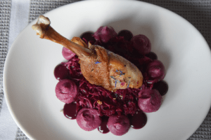 Gans mit Rotkraut-Aronia-Variante – Küchenereignisse
