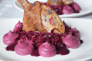 Gans mit Rotkraut-Aronia-Variante – Küchenereignisse